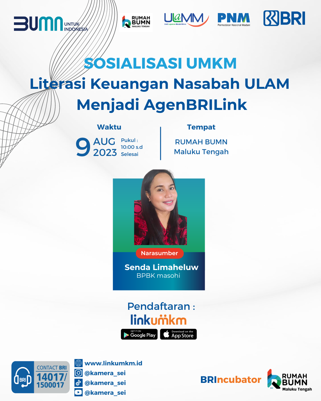 Pelatihan Literasi Keuangan Nasabah ULAMM Menjadi Agen BRILink