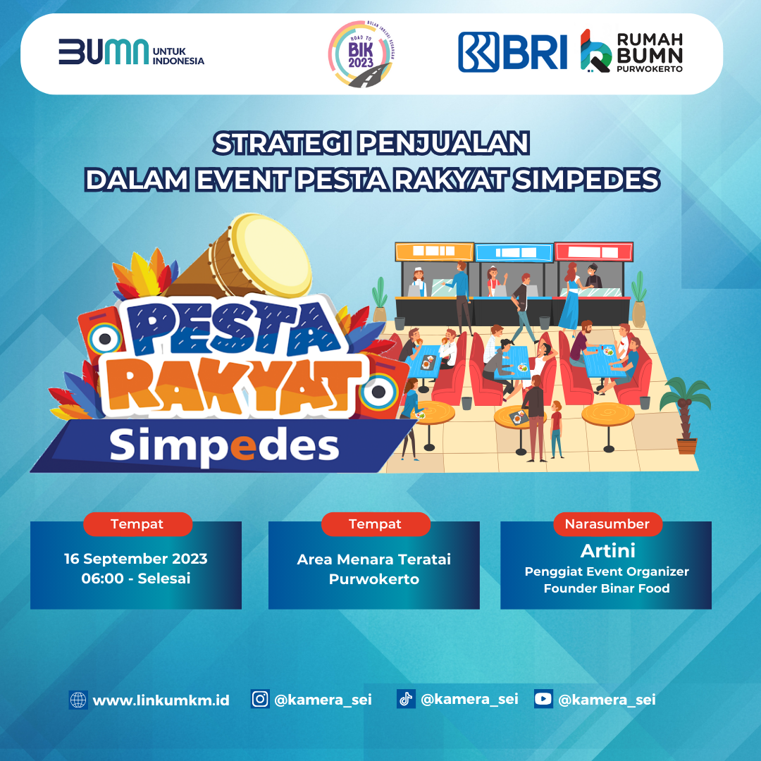 STRATEGI PENJUALAN DALAM EVENT PESTA RAKYAT SIMPEDES