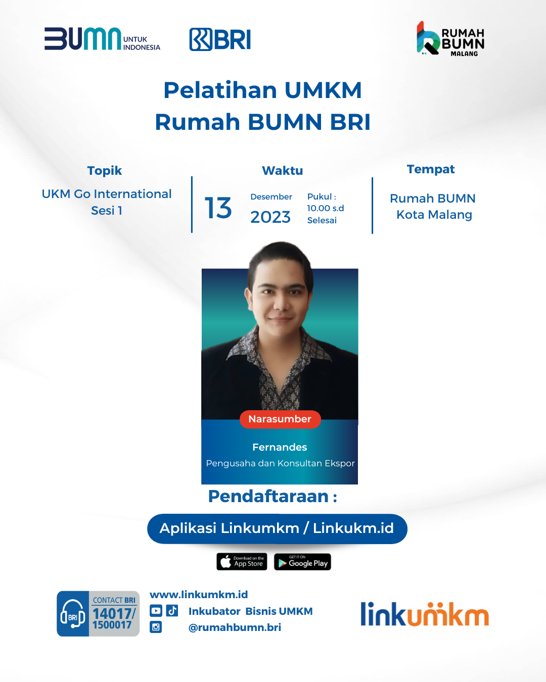 UKM GO INTERNATIONAL SESI 1