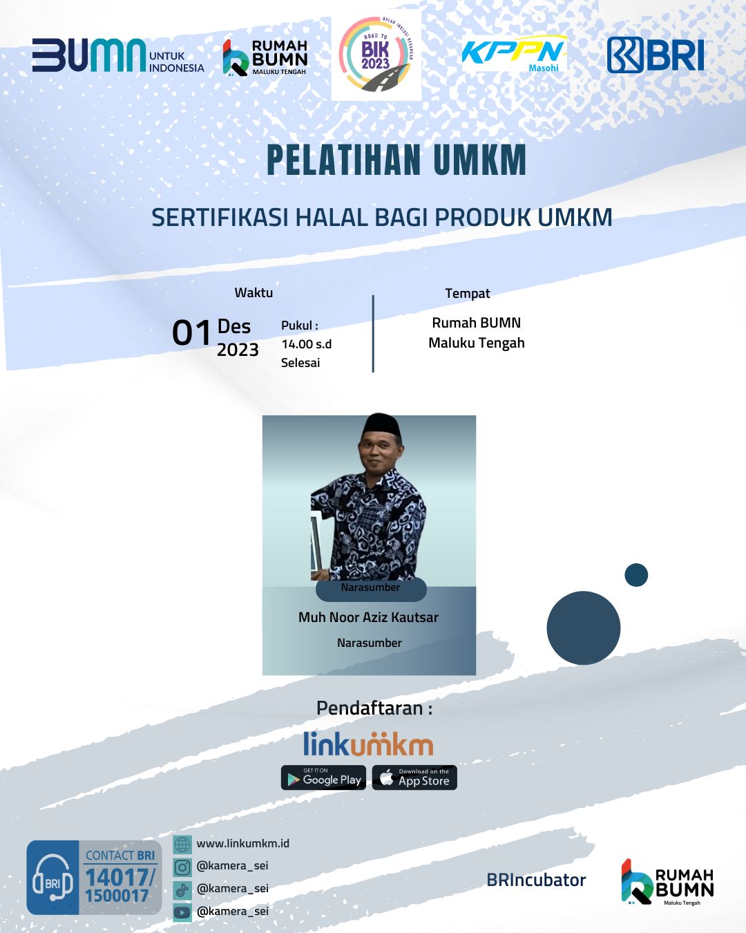 SERTIFIKAT HALAL BAGI PRODUK UMKM