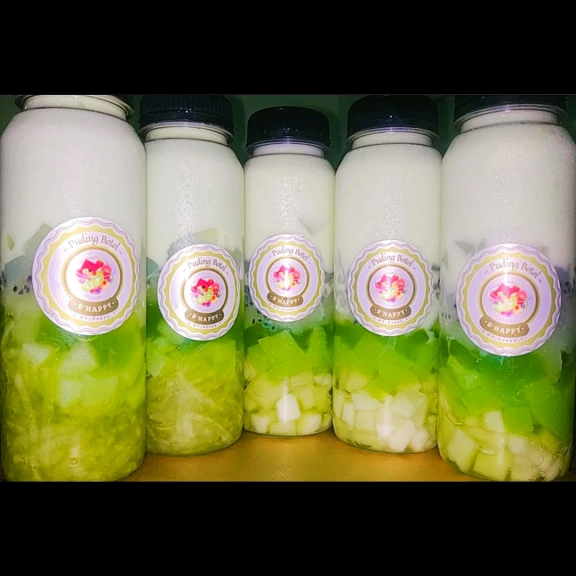 Puding Botol Melon