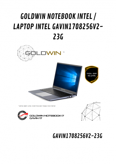 GOLDWIN NOTEBOOK INTEL LAPTOP INTEL GAVIN1708256V2 23G