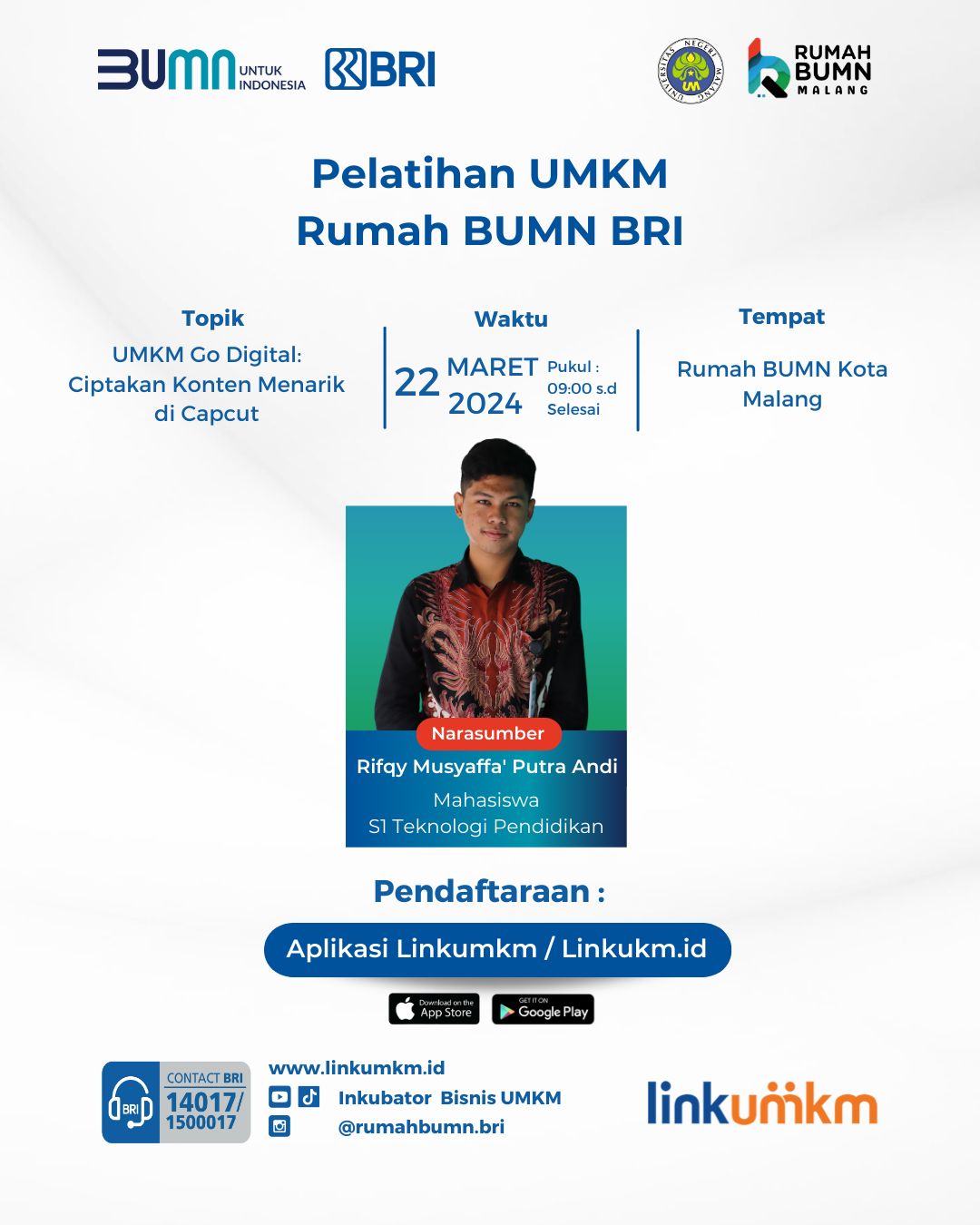 UMKM Go Digital Ciptakan Konten Menarik di Capcut