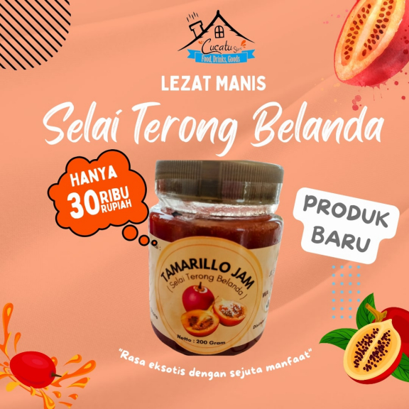 Tamarillo Jam ( Selai Terong Belanda)