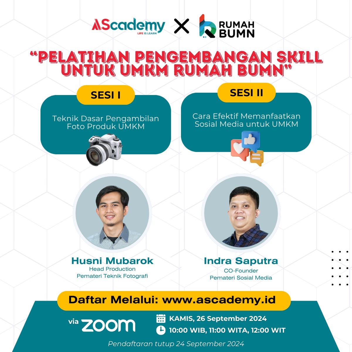 PELATIHAN PENGEMBANGAN SKILL UNTUK UMKM RUMAH BUMN