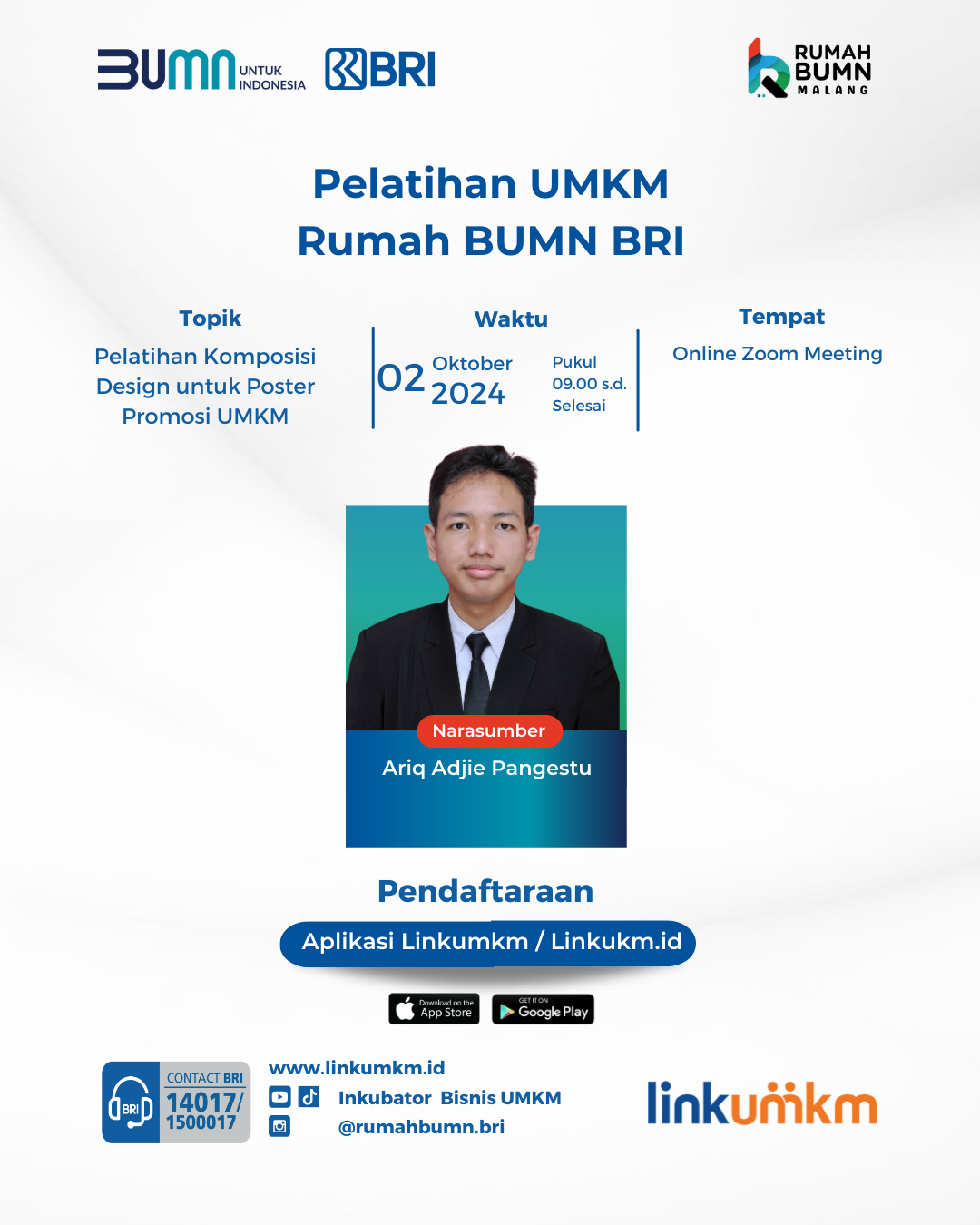 Pelatihan Komposisi Design untuk Poster Promosi UMKM