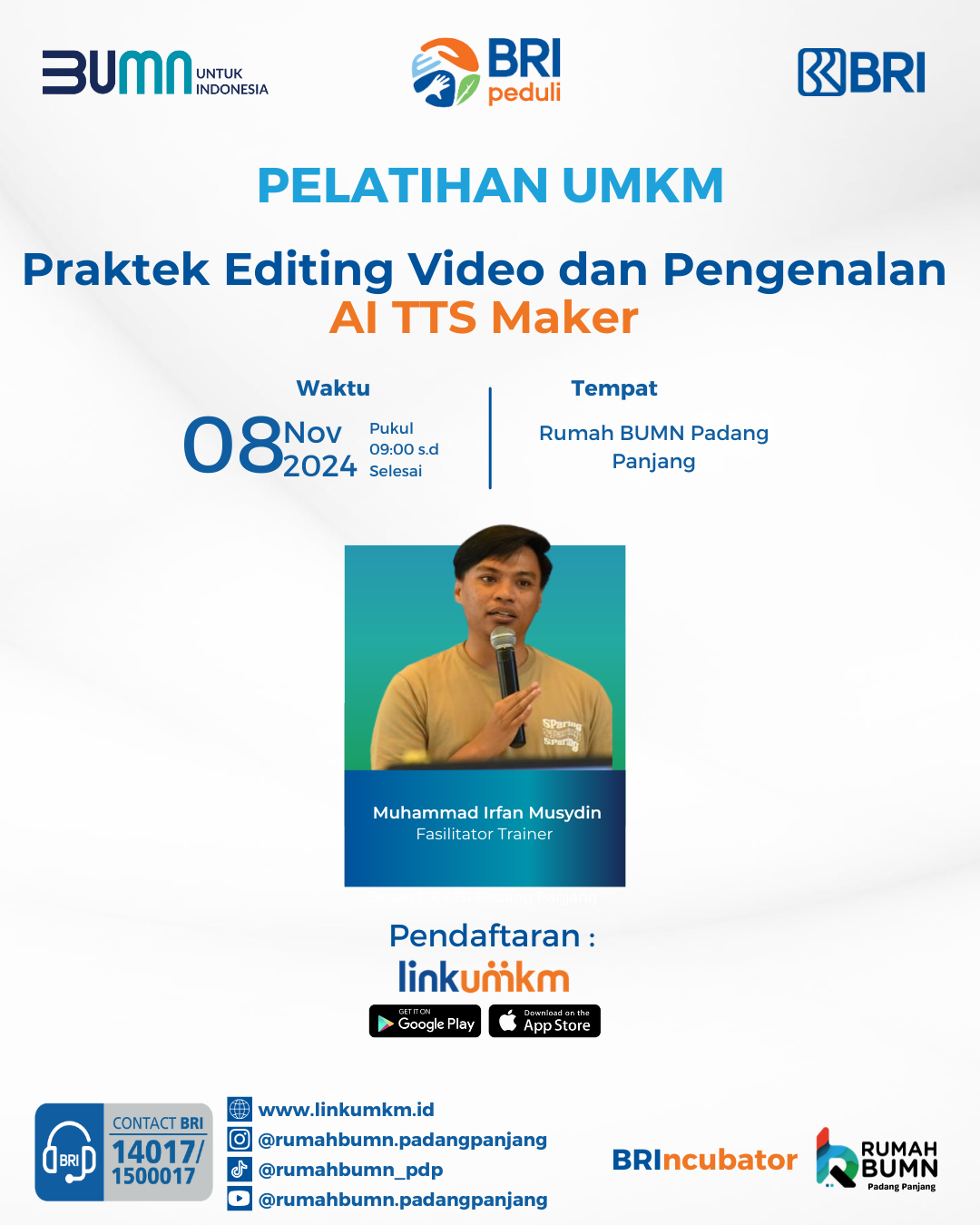 Praktek Editing Video dan Pengenalan AI TTS Maker
