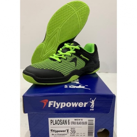 Sepatu badminton original flypower plaosan 6