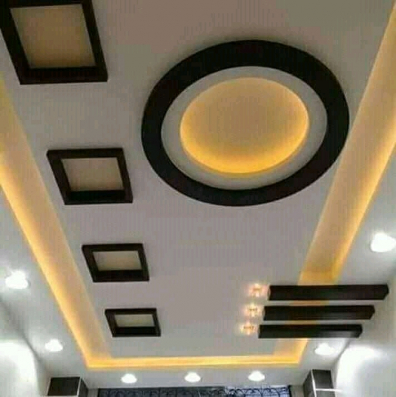 Plafon gypsum dan plafon pvc