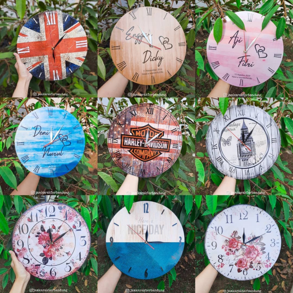 Jam Dinding Kayu