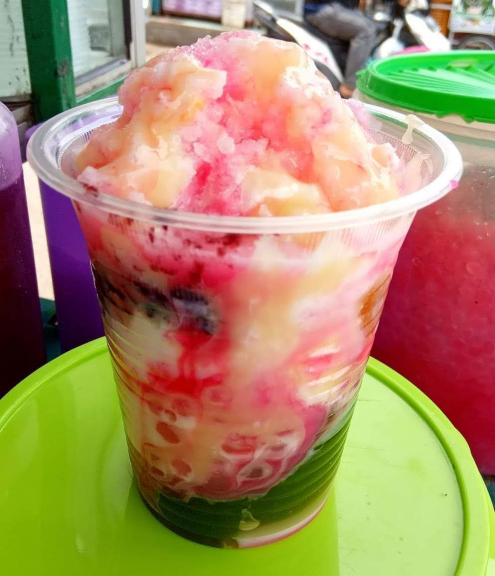 Es Doger dan es cincau hijau asli