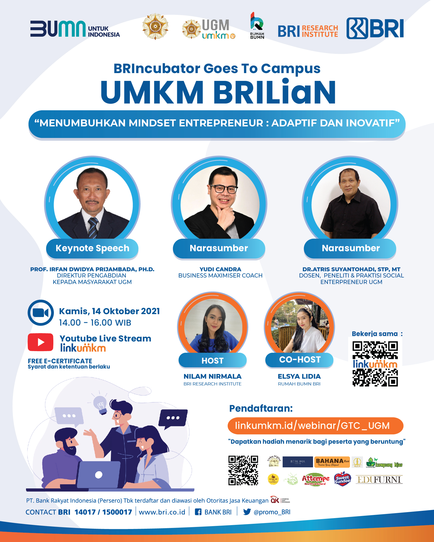 BRIncubator Goes To Campus proudly presents "Menumbuhkan Mindset ...