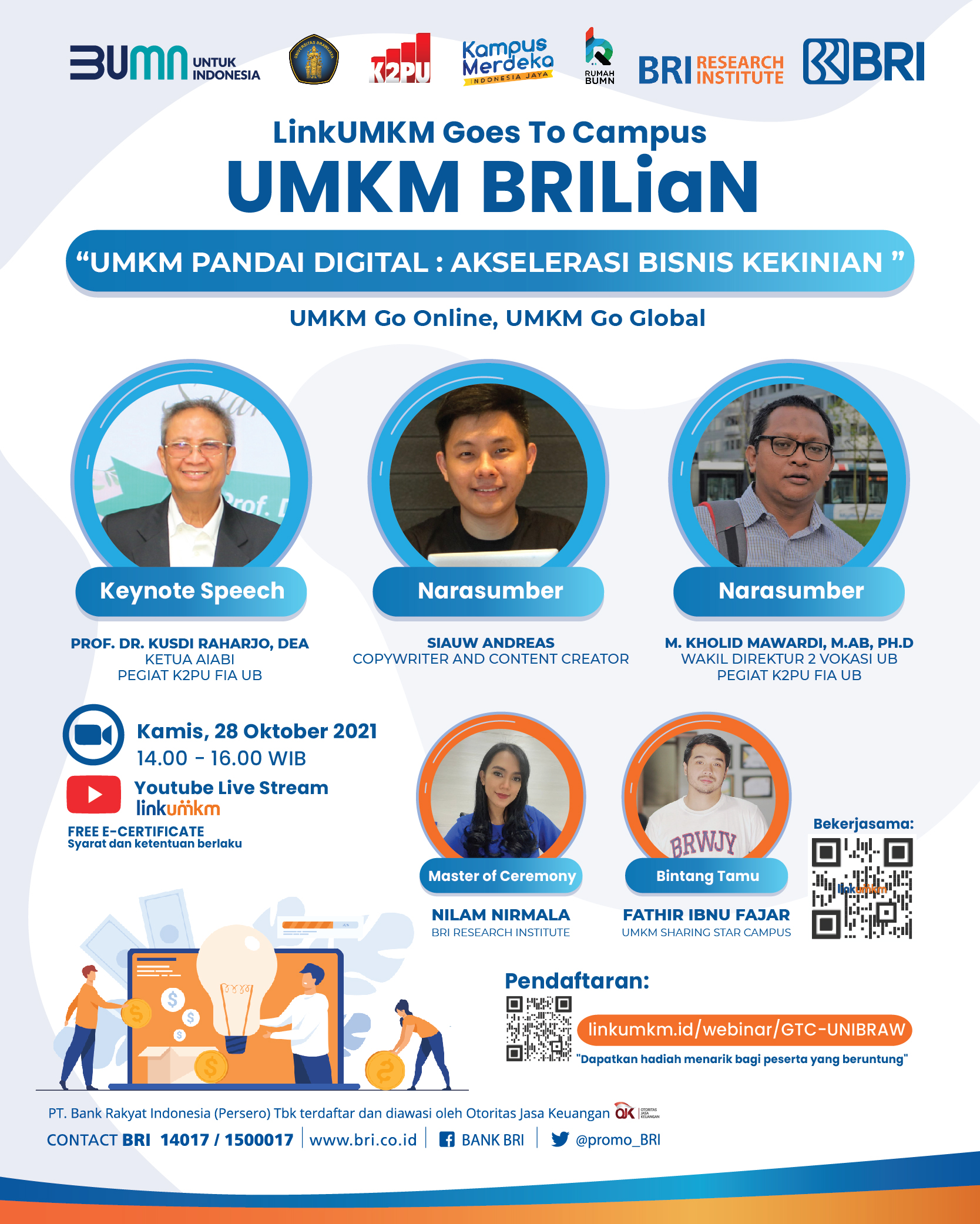 BRIncubator Goes To Campus: UMKM Pandai Digital: Akselerasi Bisnis ...