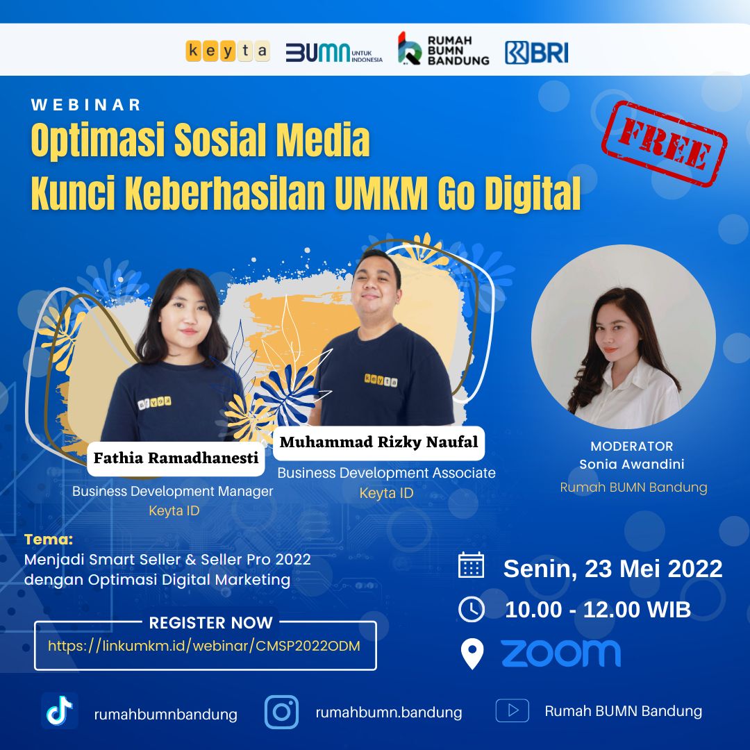 Optimasi Sosial Media Kunci Keberhasilan UMKM Go Digital