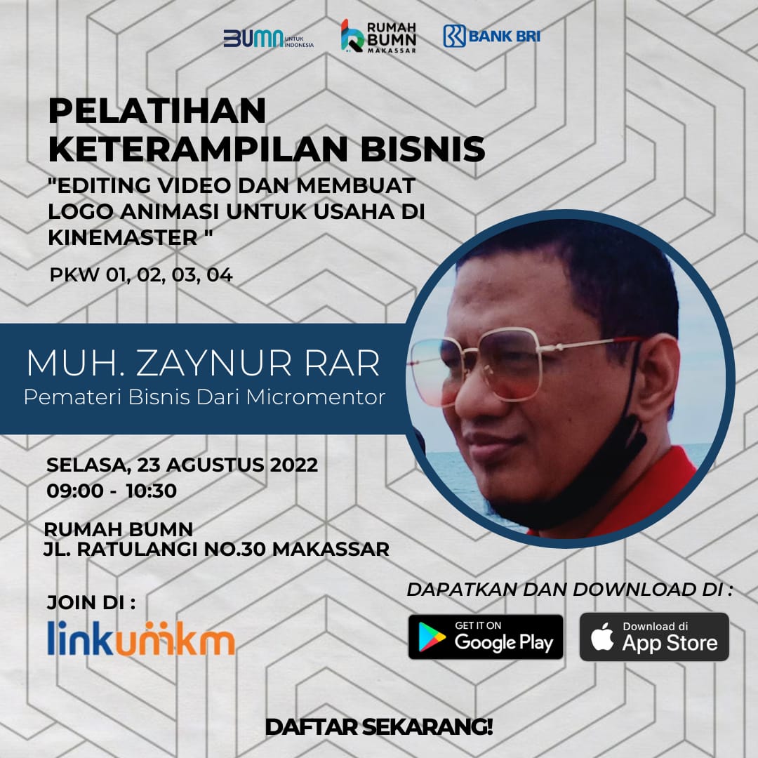 PELATIHAN KETERAMPILAN BISNIS EDITING VIDEO DAN MEMBUAT LOGO ANIMASI ...