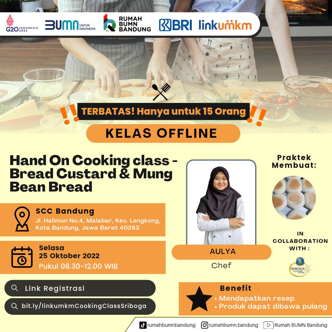 Hand On Cooking Class - Bread Custard & Mung Bean Bread