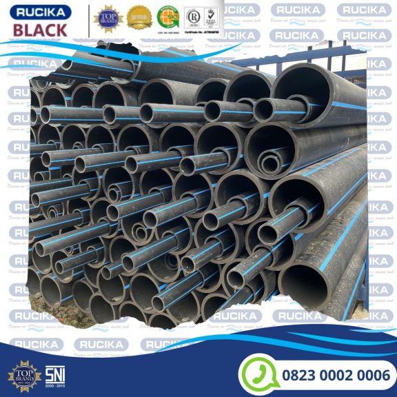 Pipa Hdpe 6 inch Wavin Rucika PN 10