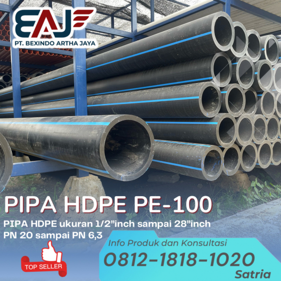 Pipa Hdpe Dn 5 Inch SDR17 | Pipa Hdpe OD 125mm