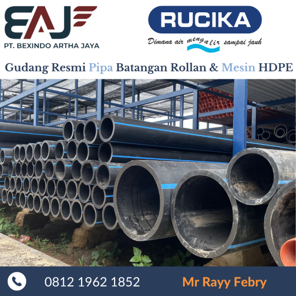 Pipa HDPE Ukuran 500mm | Pipa HDPE 20 Inch | Pipa Air HDPE Resmi