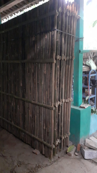PAGAR BAMBU RAPAT 2X2M